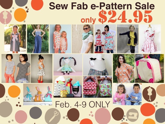 Sew Fab ePattern Sale - 18 Patterns at Over 80% Off! - Sew Much Ado