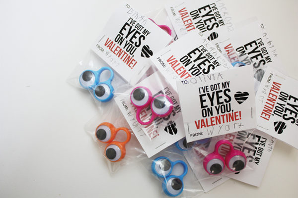 Googly Eyes DIY Valentine Free Printable - Sew Much Ado