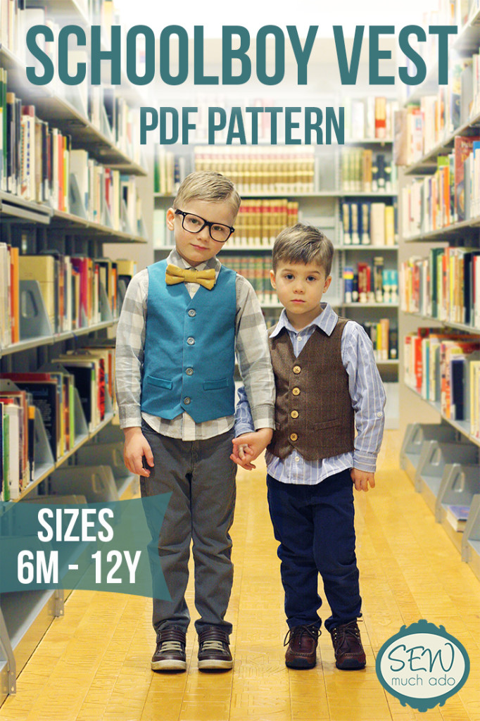 Schoolboy Vest PDF Pattern is Here! - Sew Much Ado