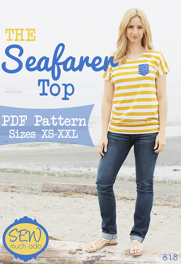 Seafarer Top PDF Pattern - Sew Much Ado