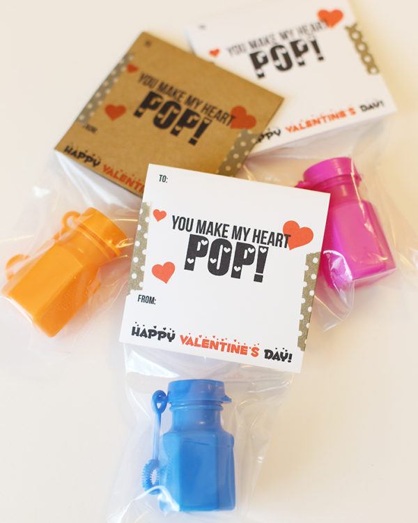 Free Valentine Printable - Mini Bubbles - Sew Much Ado