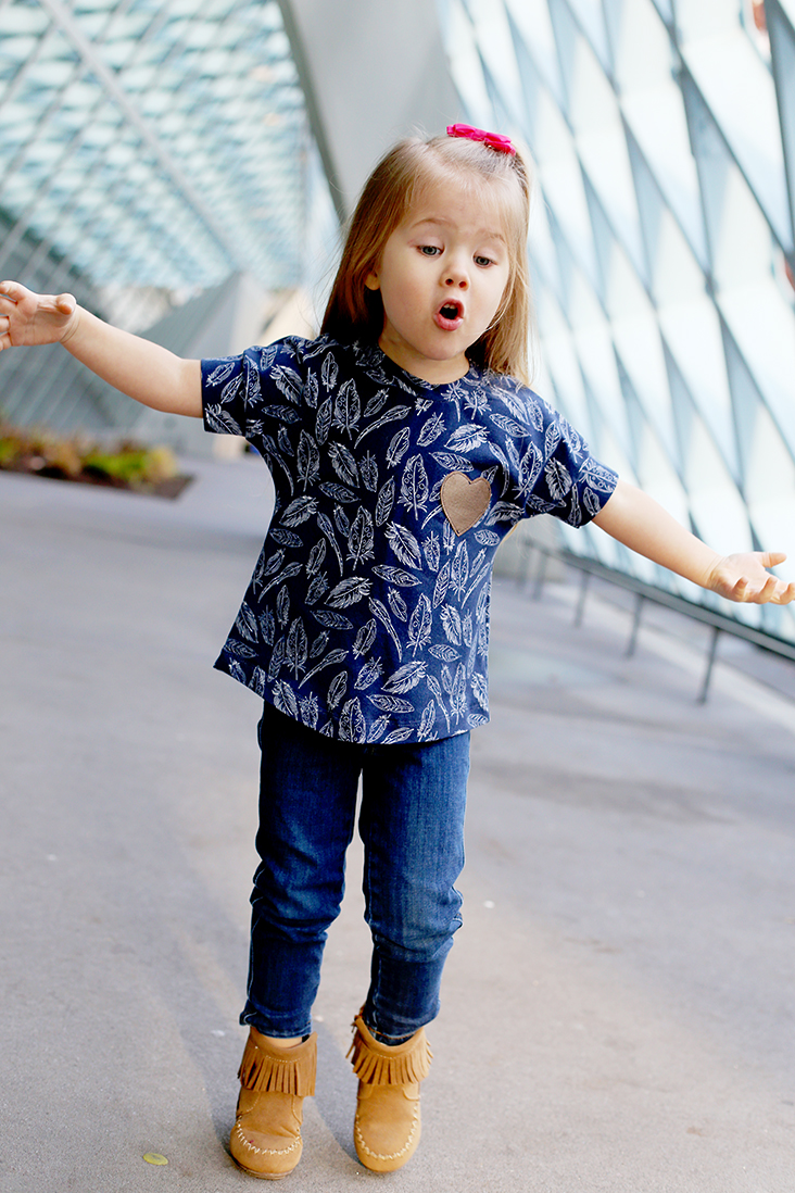 Skipper Top With Leather Heart Pocket - Sew Much Ado