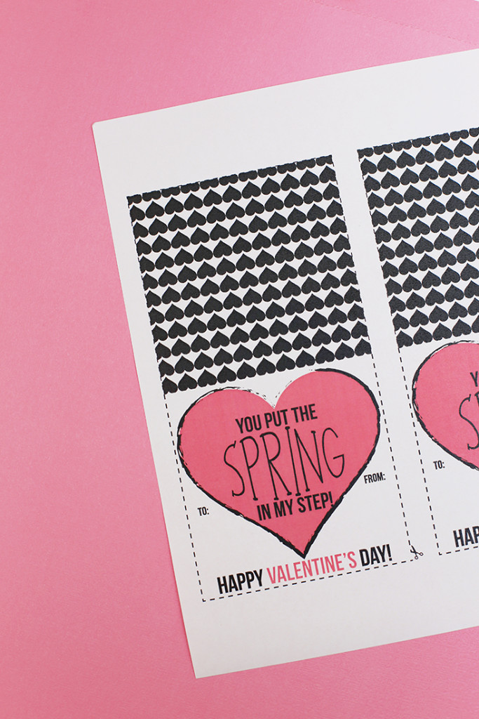 Mini Springs Free Valentine Printable - Sew Much Ado