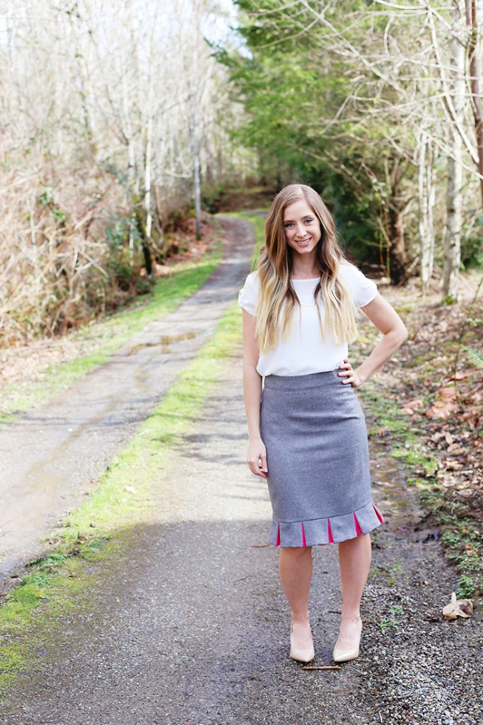 Peekaboo Pleated Hem Tutorial - Sew Much Ado