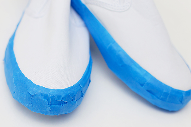 DIY Geometric Painted Shoes Tutorial - Sew Much Ado