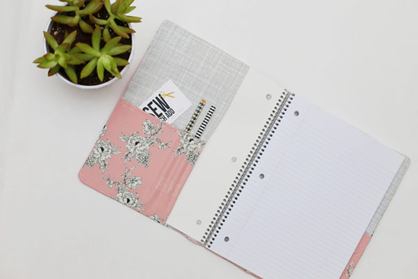 Personalized Notebook Cover Tutorial - Sew Much Ado