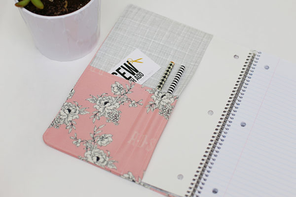 Personalized Notebook Cover Tutorial - Sew Much Ado