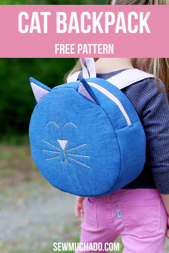 Cat Backpack Free Pattern - Sew Much Ado