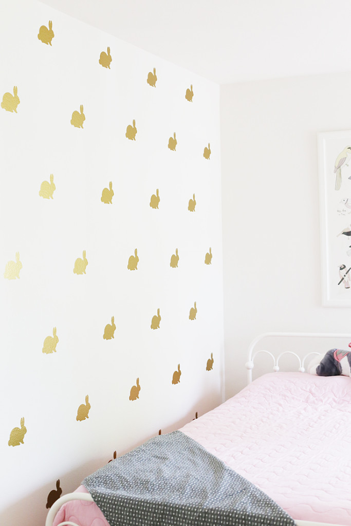 DIY Vinyl Bunny Wall - Sew Much Ado