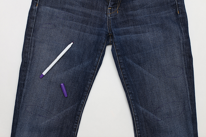 How to Distress Jeans Tutorial - Sew Much Ado