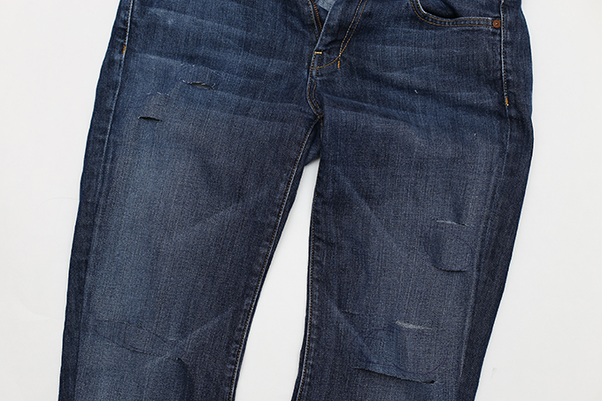 How to Distress Jeans Tutorial - Sew Much Ado