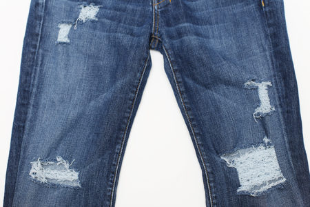 How to Distress Jeans Tutorial - Sew Much Ado