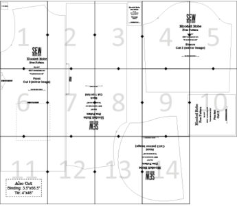 Hooded Robe Free Pattern - Sew Much Ado