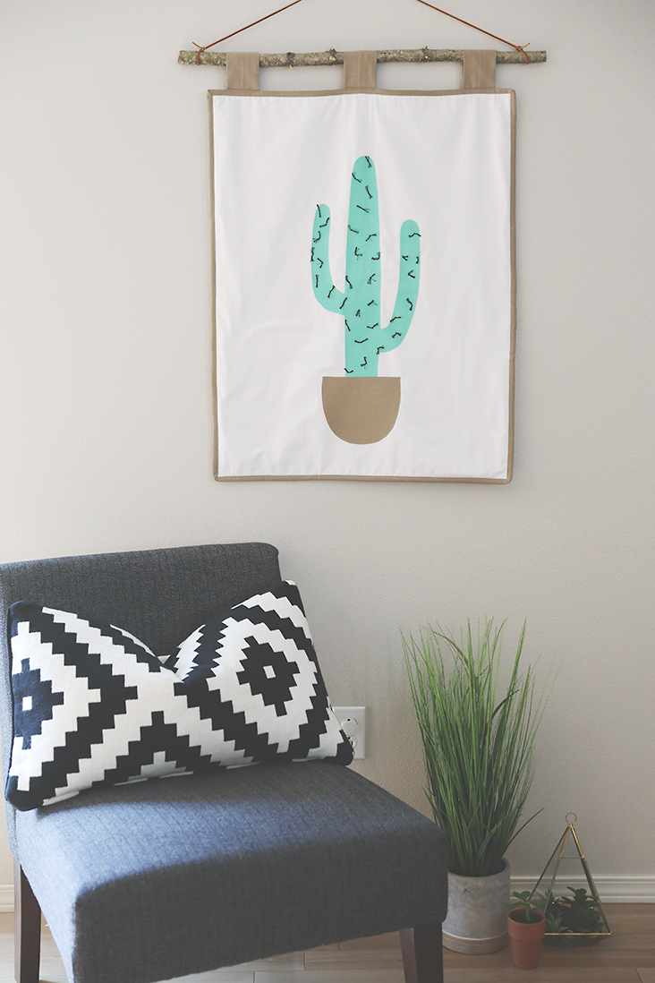 Cactus Wall Hanging Free Pattern - Sew Much Ado