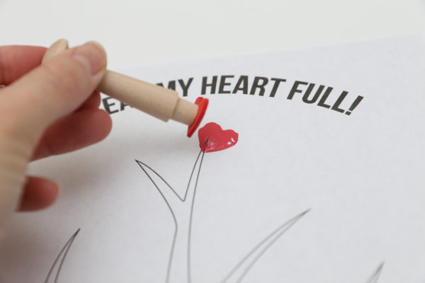 Valentine's Day Craft Stamp Art Tutorial {+ Free Printable!} - Sew Much Ado