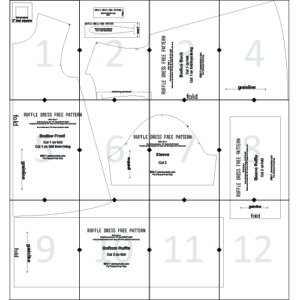 Free Girl's Ruffle Dress Pattern - Sew Much Ado