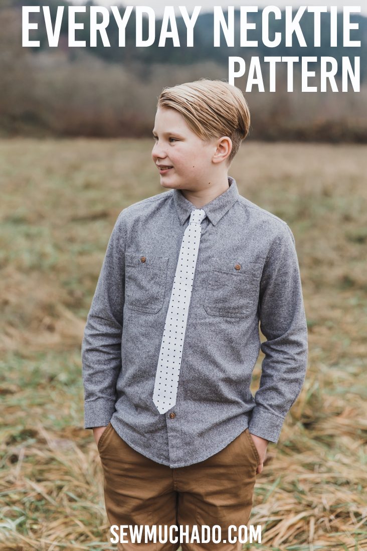 Schoolboy Boy's Vest Pattern + Everyday Boy's Necktie Pattern - Sew ...