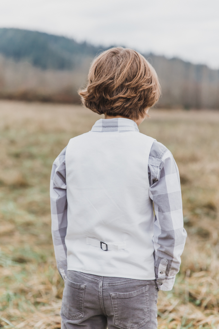 Schoolboy Boy's Vest Pattern + Everyday Boy's Necktie Pattern - Sew ...