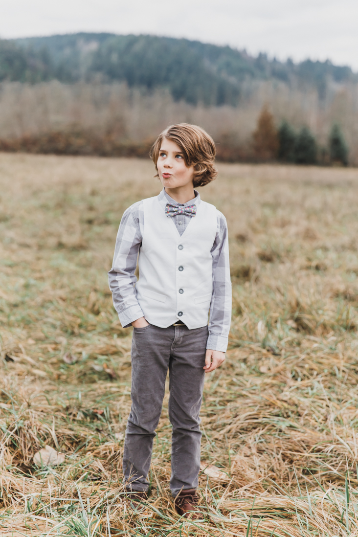 Schoolboy Boy's Vest Pattern + Everyday Boy's Necktie Pattern - Sew ...