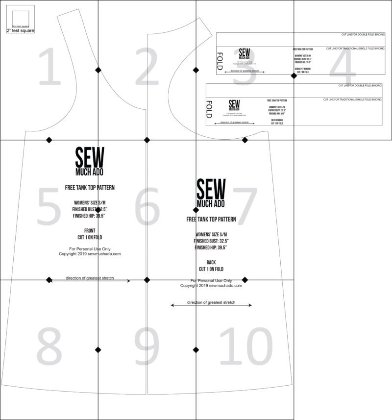 Women's Free Tank Top Pattern - Sew Much Ado