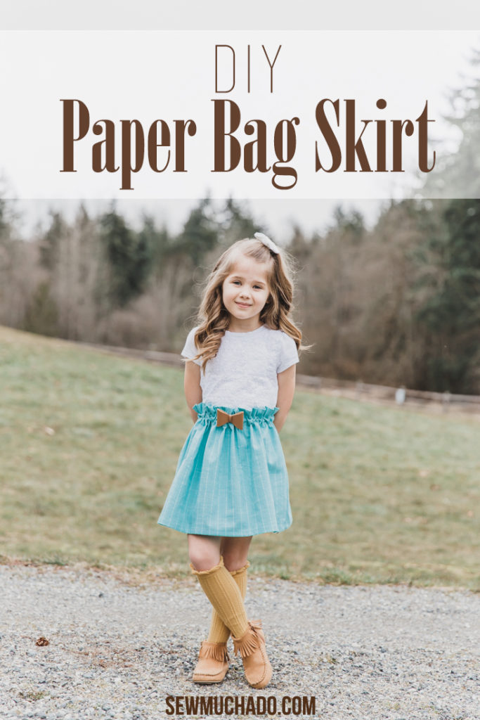 DIY Paper Bag Skirt {With Cricut Tools!} - Sew Much Ado