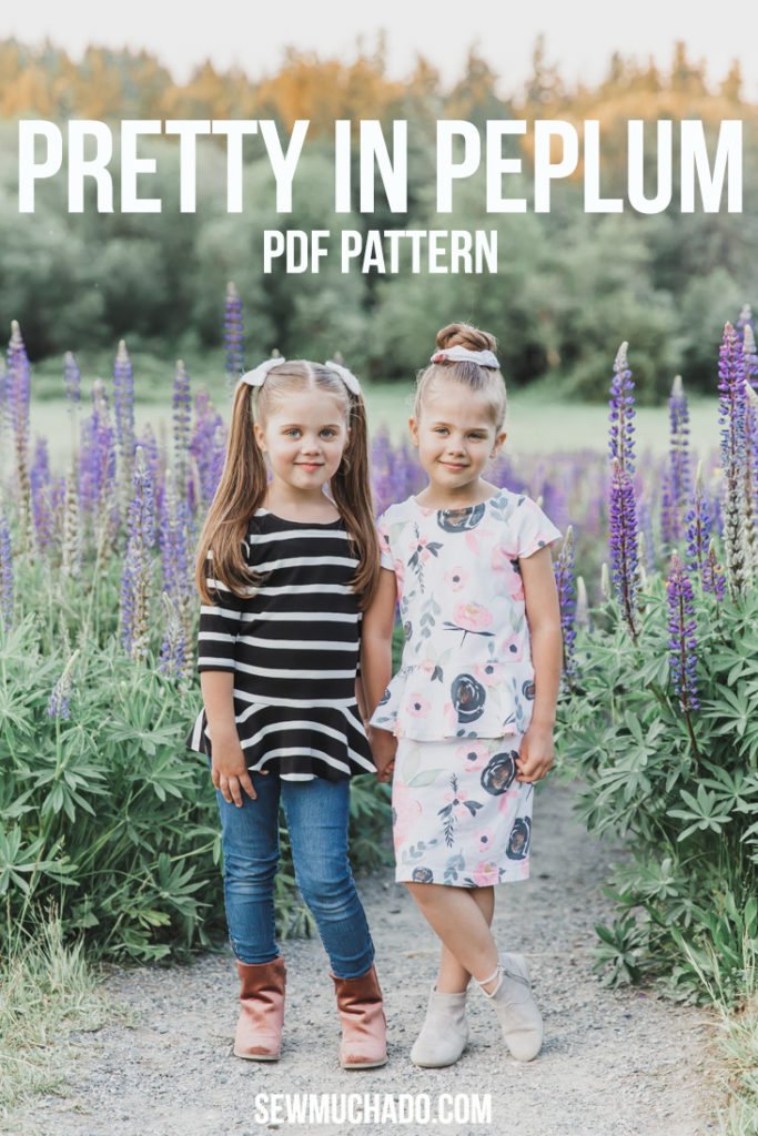 Girl's Peplum Pattern - Sew Much Ado