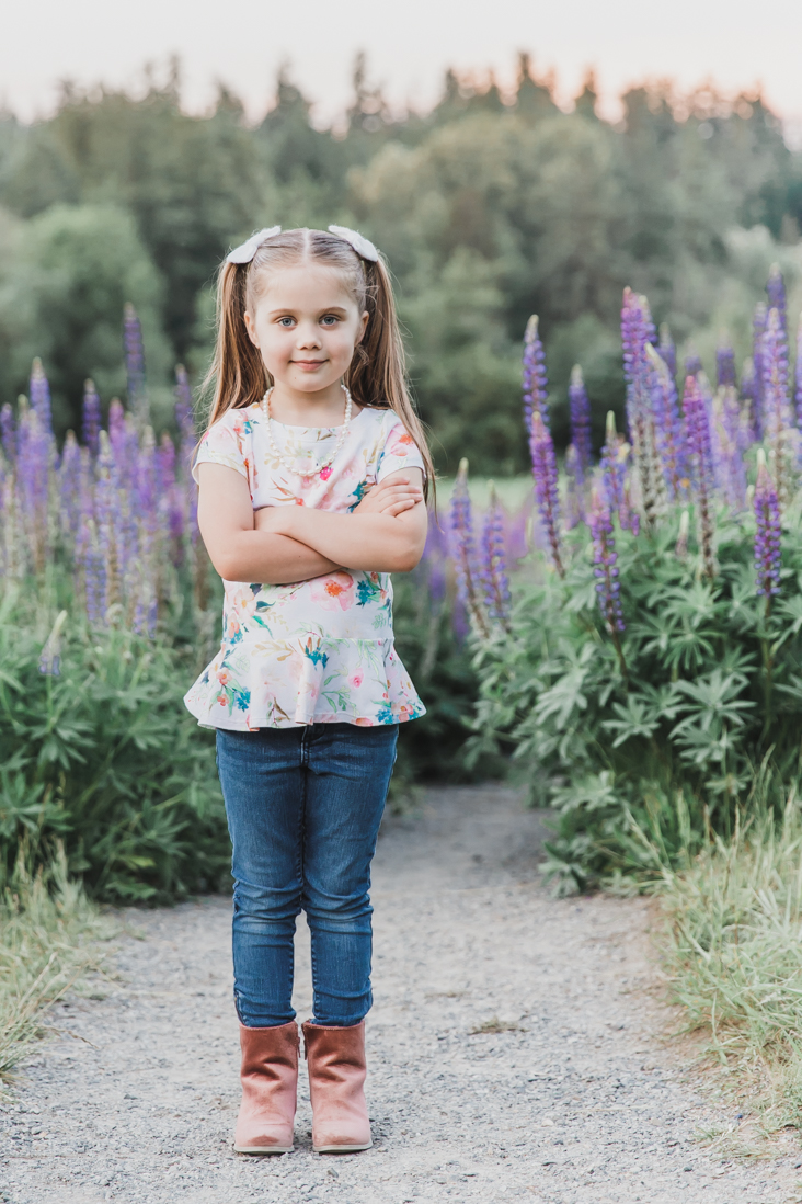 Girl's Peplum Top Pattern: Floral Edition - Sew Much Ado