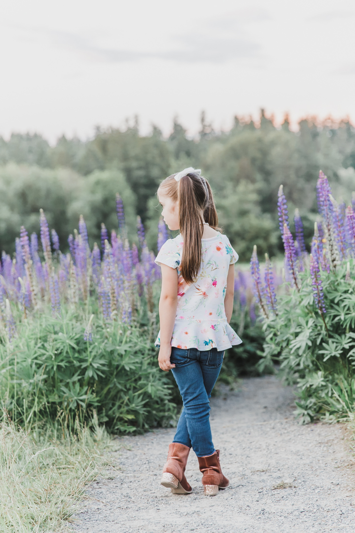 Girl's Peplum Top Pattern: Floral Edition - Sew Much Ado