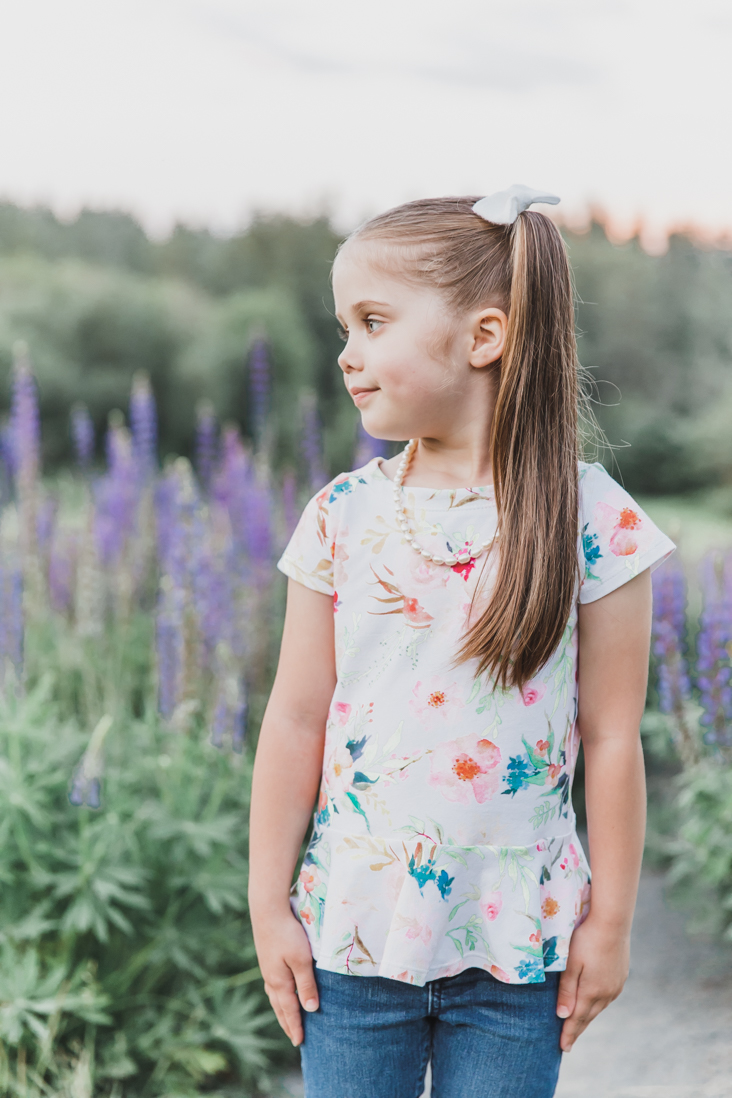 Girl's Peplum Top Pattern: Floral Edition - Sew Much Ado