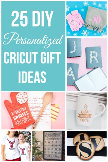 25 DIY Personalized Cricut Holiday Gift Ideas - Sew Much Ado