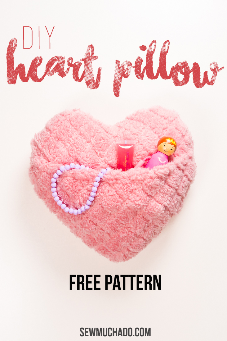 Heart Pillow Pattern - Free PDF Download - Sew Much Ado
