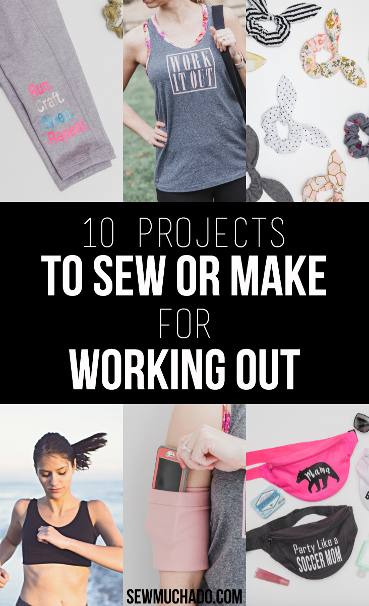 10 DIY Projects to Make or Sew for Working Out - Sew Much Ado