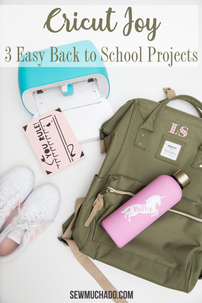 Cricut Joy Back to School Project Tutorials - Sew Much Ado