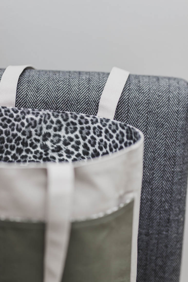Wool + Wax Tote PDF Pattern - Sew Much Ado