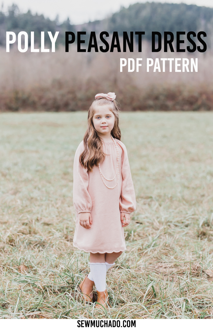 Girl's Peasant Dress Pattern - Sew Much Ado