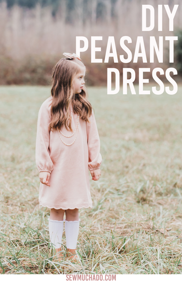Girl's Peasant Dress Pattern - Sew Much Ado